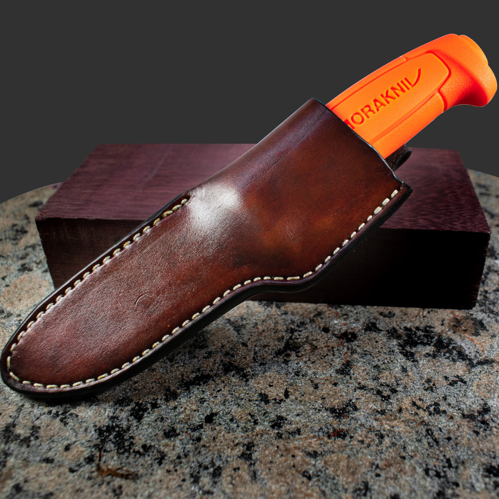 Morakniv Craftline Split Toe Knife Sheath Pattern – EDC Leather