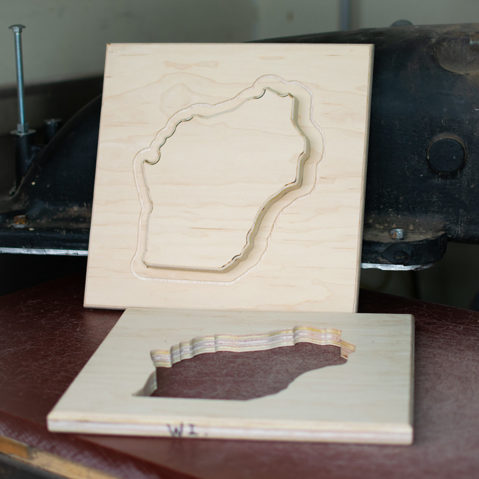 Wisconsin State Valet Tray Wood Mold – EDC Leather