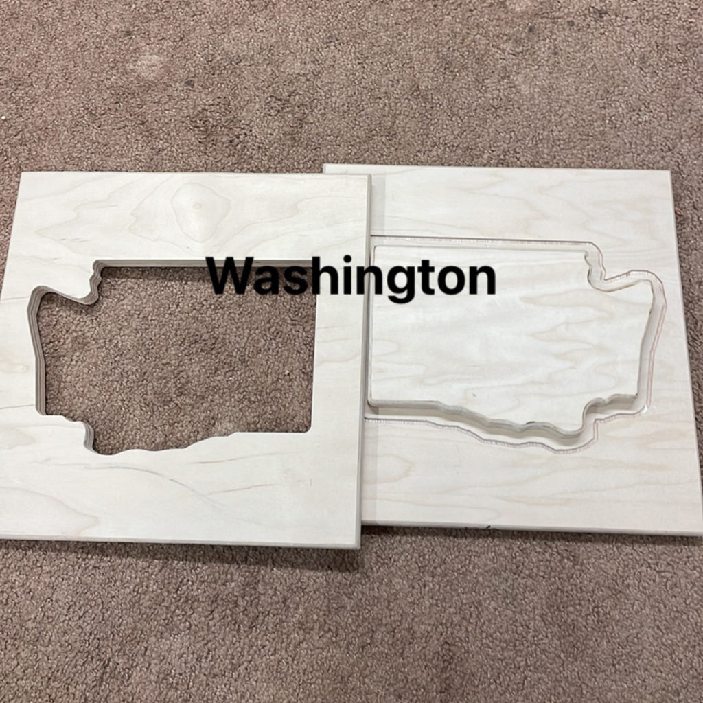 Washington State Valet Tray Wood Mold – EDC Leather