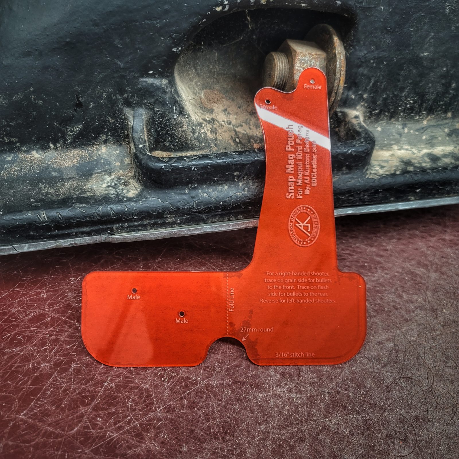Acrylic Mag Pouch Templates – EDC Leather
