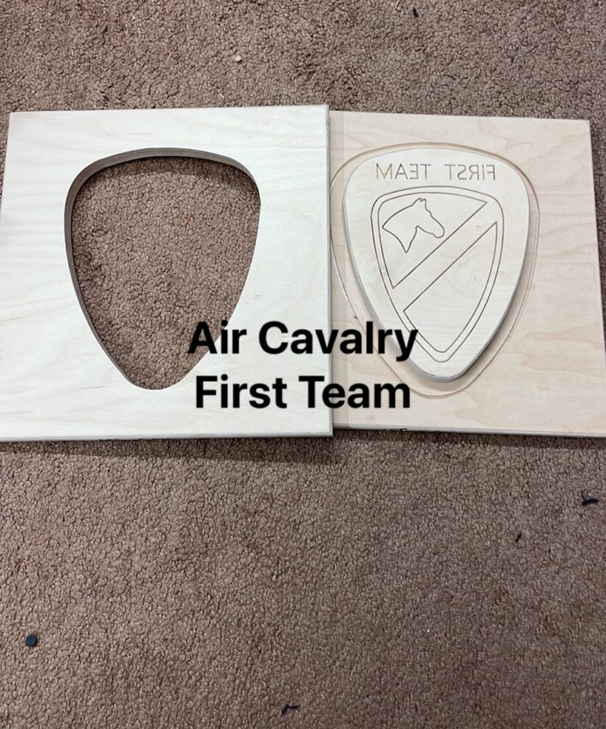 Air Cavalry First Team Valet Tray Wood Mold – EDC Leather