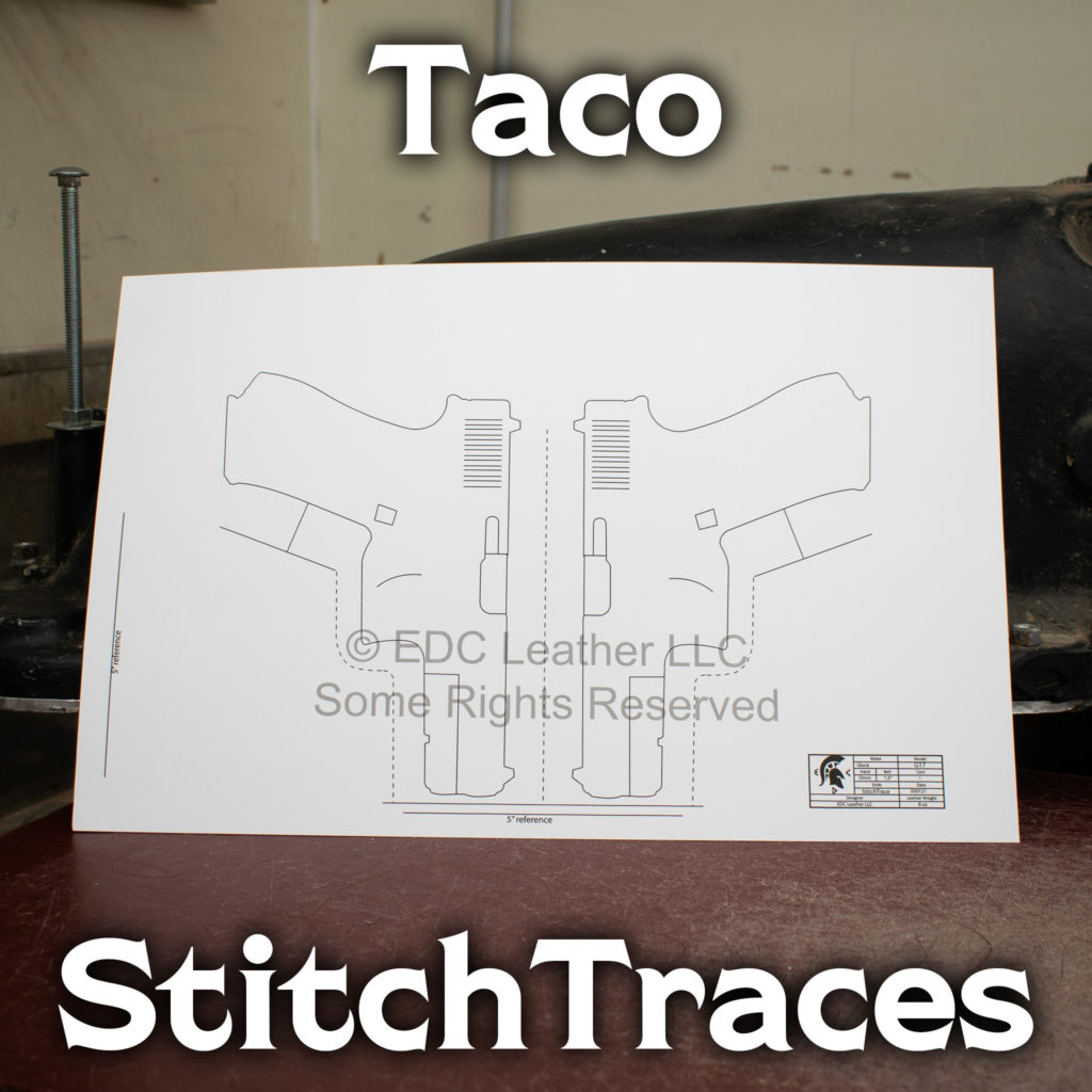 Taco Stitchtraces words – EDC Leather