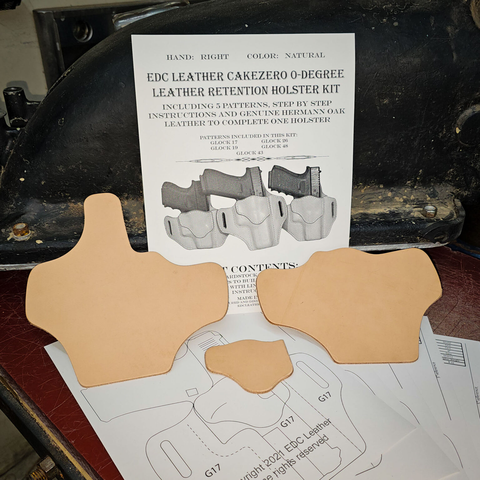 Cake 8 Holster Kit Springfield Armory (printed patterns and holster ...